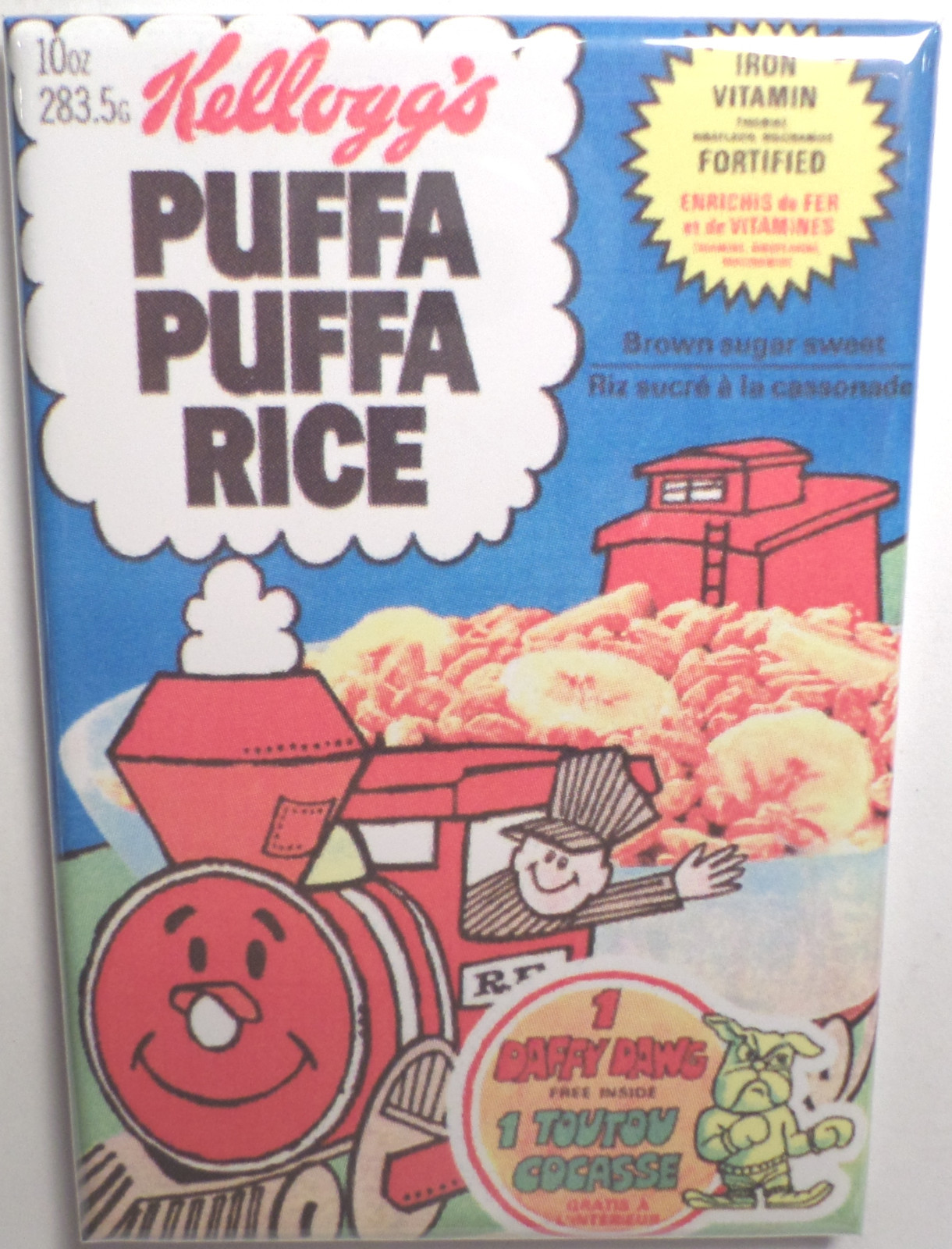 Puffa Puffa Rice Vintage Cereal Box 2" x 3" Refrigerator or Locker ...