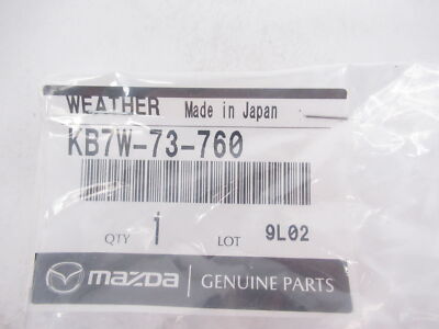 Genuine OEM Mazda KB7W-73-760 Driver Rear Door Seal Weatherstrip 2017 ...