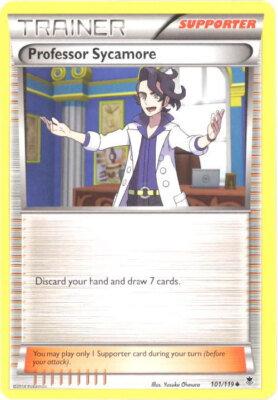 Pokemon Card - XY Phantom Forces 101/119 - PROFESSOR SYCAMORE (uncommon ...
