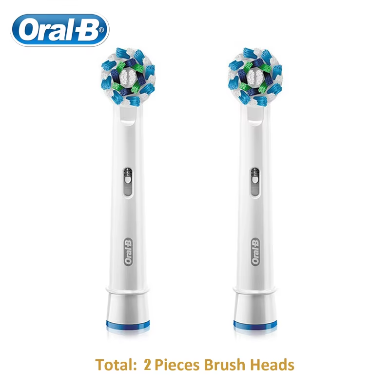 Original Electric Toothbrush Heads EB50 Cross Action 16 Degree Stains ...