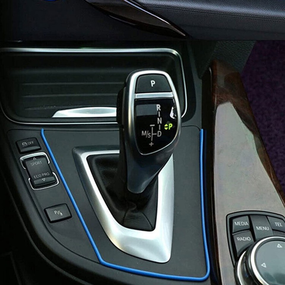 5m Car Decor Blue Interior Trim Line Door Gap Panel Molding Auto ...