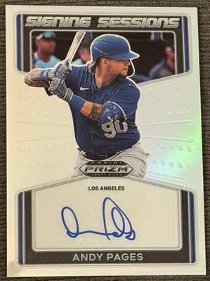 2022 Panini Prizm Draft Picks Signing Sessions Andy Pages #SS-AP Auto ...