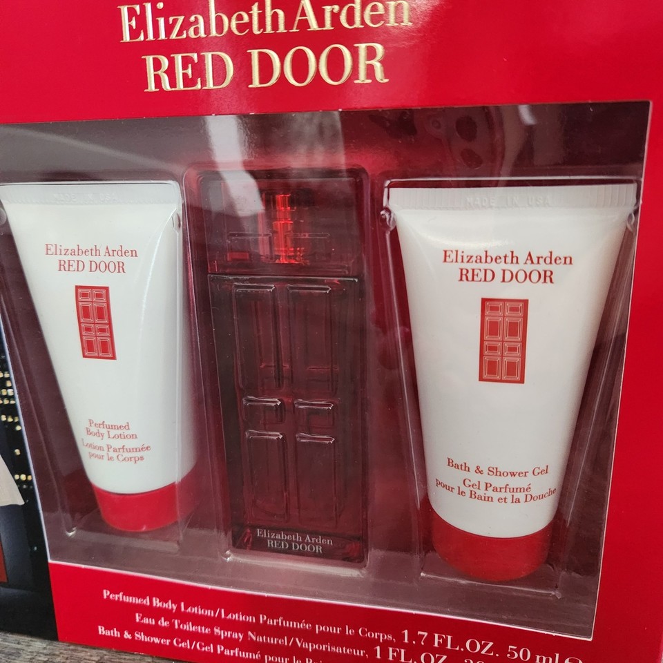 Elizabeth Arden Red Door Perfume Fragrance Set Body Lotion Bath ...