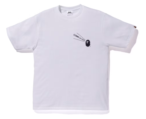 A Bathing Ape BAPE x Comme des Garcons Osaka Tee Collab WHITE Size L ...
