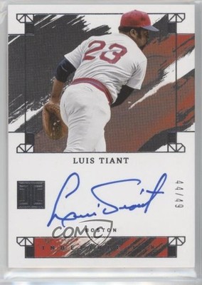 2024 Panini Impeccable Indelible Ink 44/49 Luis Tiant #II-LT Auto 4f5 ...