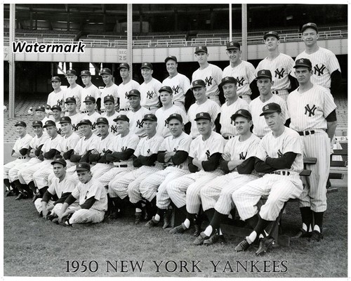 MLB 1950 New York Yankees Team Picture Yankee Stadium 8 X 10 Photo ...