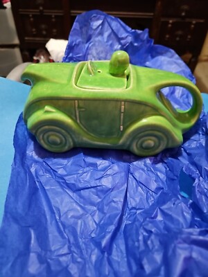 Green Sadler Racing Car Teapot, Art Deco Car Teapot, Collectible Sadler ...