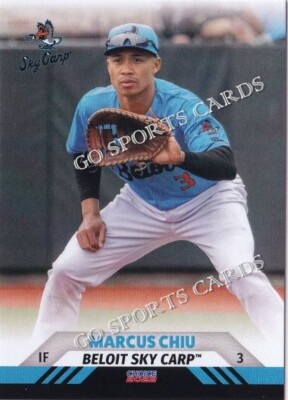 2022 Beloit Sky Carp Marcus Chiu RC Rookie Miami Marlins | eBay