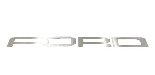 Brushed Stainless"Ford" Letters Set For FACTORY Grille 2017-2018 Raptor ...