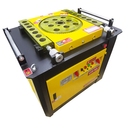 Automatic Steel Bar Bending Machine Hoop Round Rebar Bender Foot Switch ...