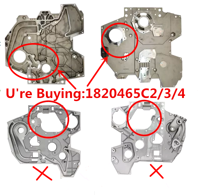 Timing Cover Part For International DT466 DT466E DT530 Engine 1820465C4 ...