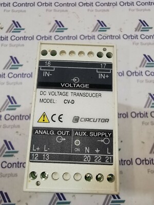 CIRCUTOR VOLTAGE TRANSDUCER CV-D | eBay