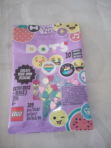 !LEGO 41908 DOTS EXTRA SET SERIE 1 AVEC 10 SURPRISES CHARMS 109 PIECES ...