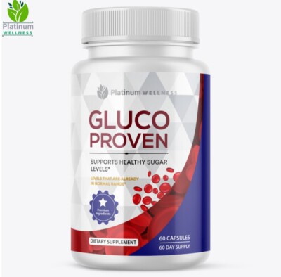 Gluco Proven, Blood Sugar Formula - 60Ct | eBay