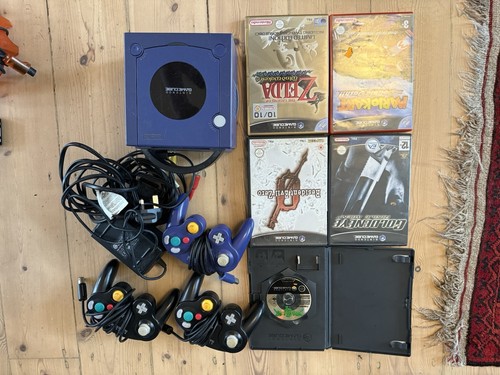 Nintendo GameCube Console Bundle 3 Controllers 8 Games Includes All ...