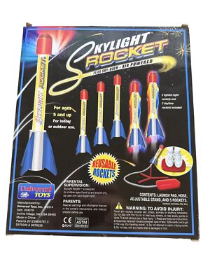 Skylight Rocket Air-Powered Reusable Night Rockets Set For Ages 5+ | eBay
