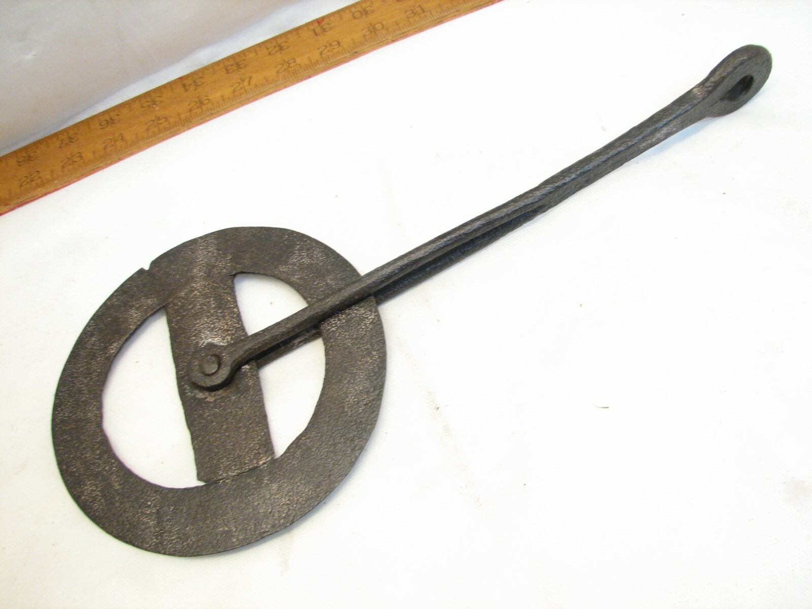 Primitive Blacksmith Hand Forged Wheelwrights Traveler Wheel Tool ...