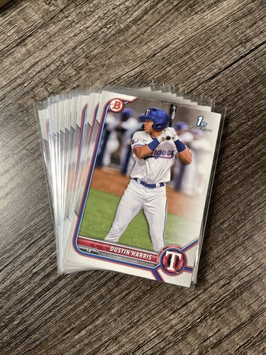 (12) 2022 Bowman Prospects Paper DUSTIN HARRIS 1st Lot Rangers #BP-119 | eBay