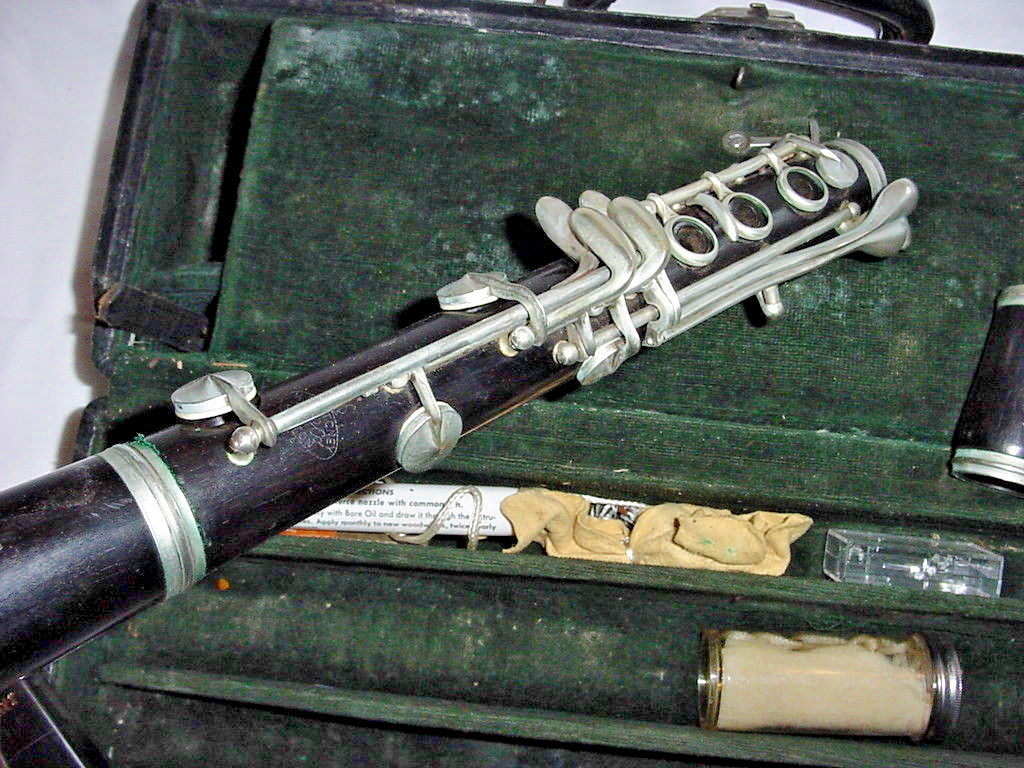 VINTAGE H BETTONEY CLARINET WOOD CLARINET BOSTON USA | eBay