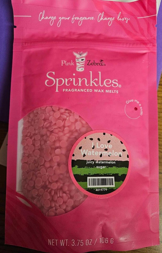Pink Zebra wax Sprinkles - NEW - Over 100 Factory Sealed 3.75 oz. Bags ...