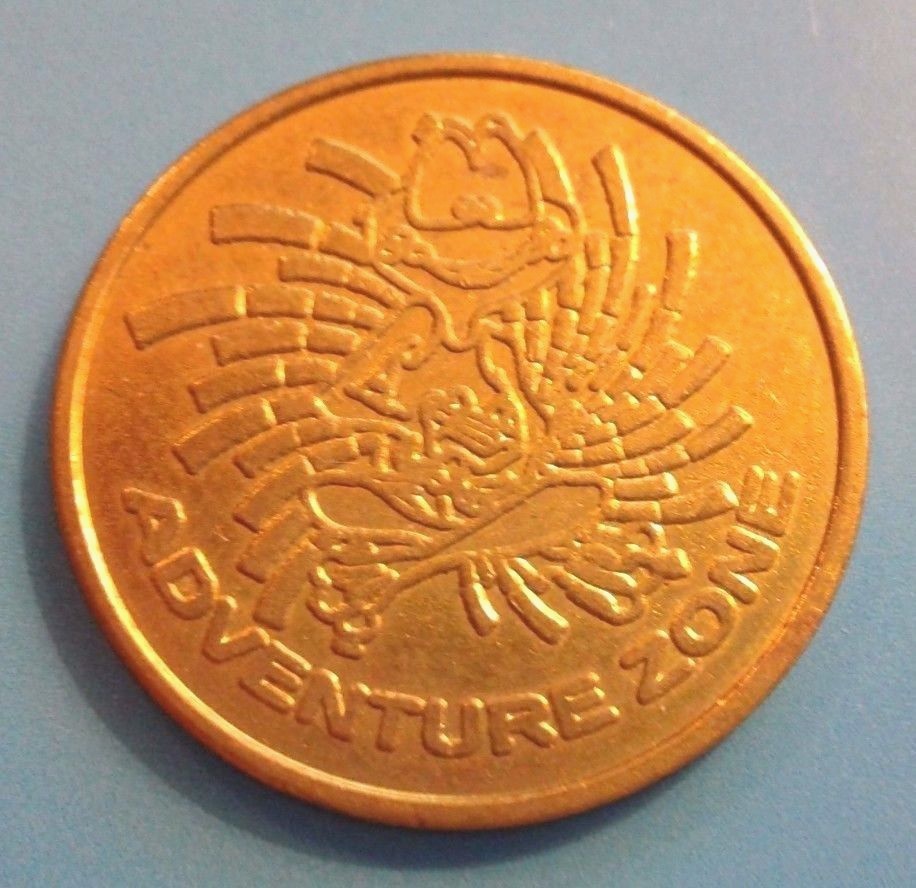 Ficha ADVENTURE ZONE Arcade game token MARRIOTT RAMEY Aguadilla Puerto ...