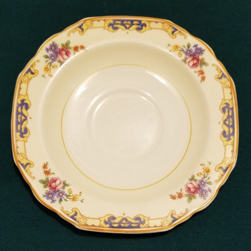 Antique 1928 W.H. GRINDLEY WINDSOR IVORY ENGLAND Saucer s2 REG.737554 ...