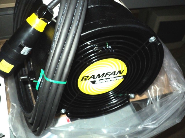RAMFAN UB20XX Confined Space Fan Ax. Ex-prf 8 in 1/3 HP 115v . for sale ...