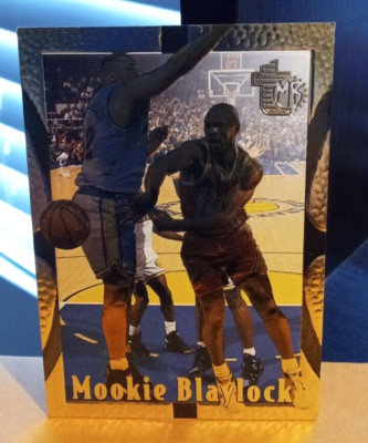1994-95 Topps Embossed Basketball Mookie Blaylock Golden Idols Parallel ...