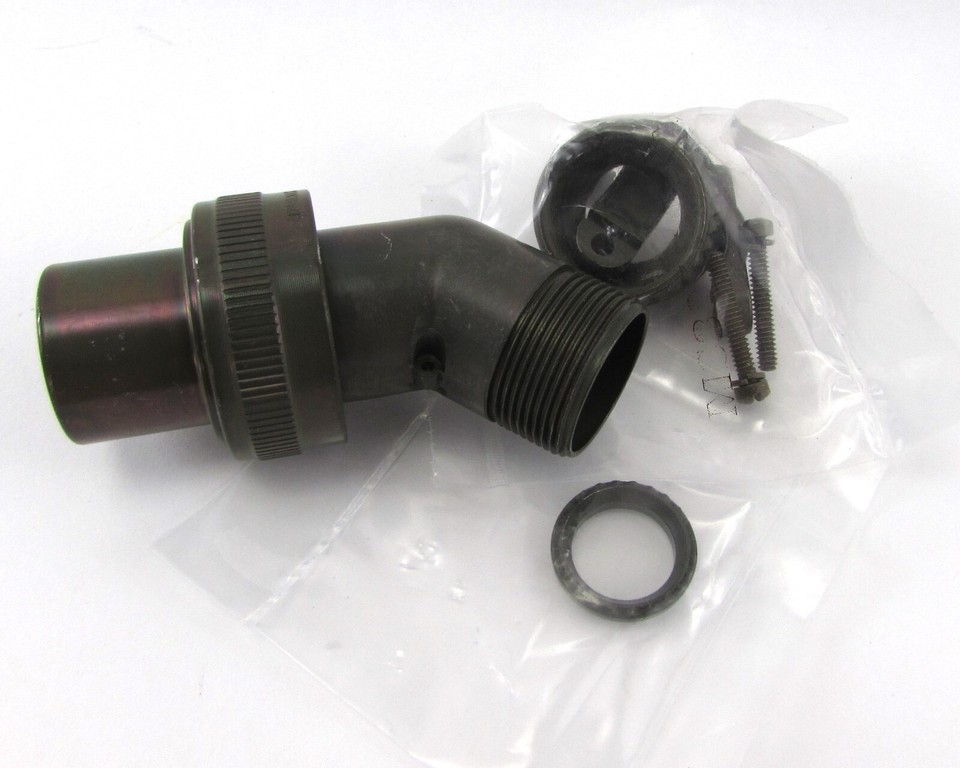 Lot of (5) Sunbank SE80C1310A-34 Connector Backshell 45° Size 14 w ...