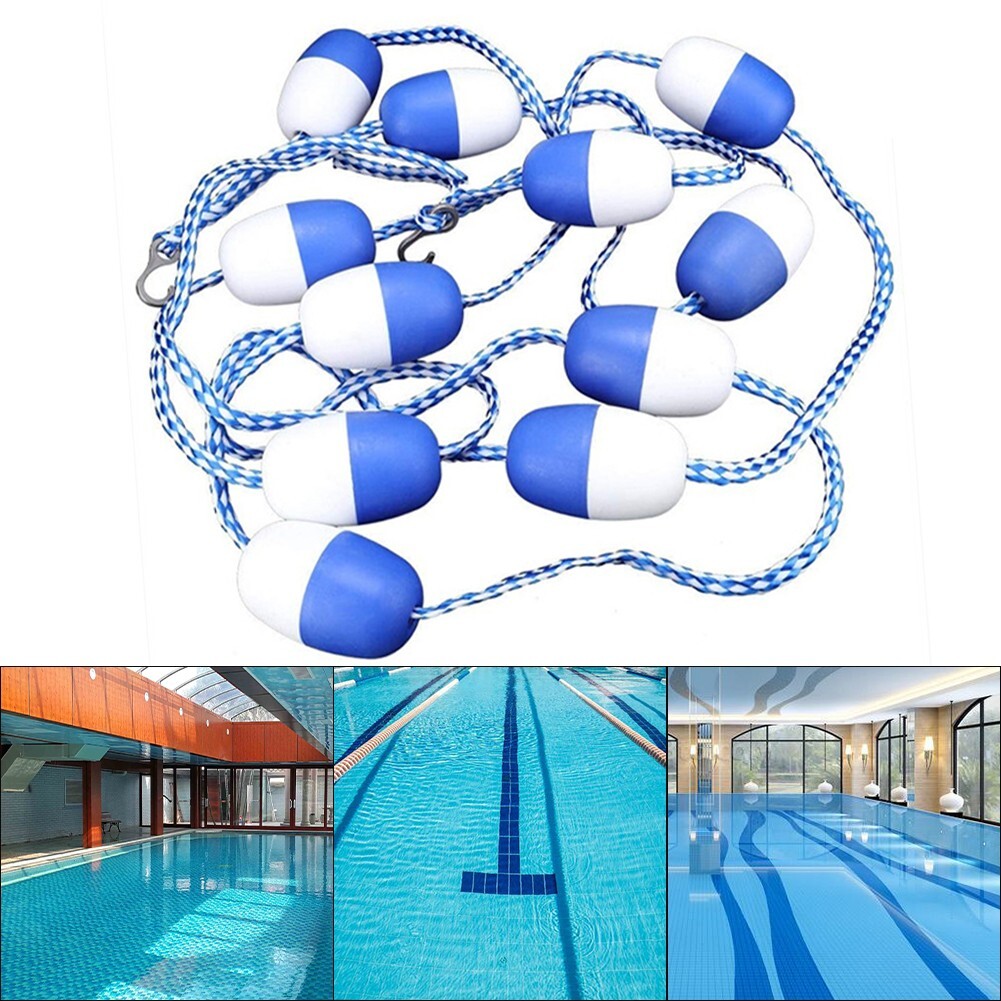 Swimming Pool Water With Lane Line