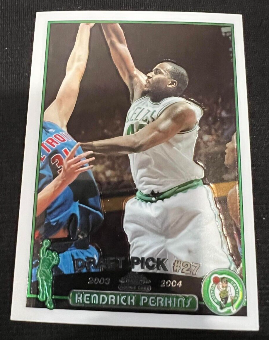 KENDRICK PERKINS Boston Celtics 2003-04 Topps Chrome #137 Rookie Card ...
