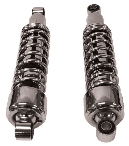 LOWERED CHROME SHOCKS HARLEY SPORTSTER 883 HUGGER XLH DELUXE 883C 1100 ...