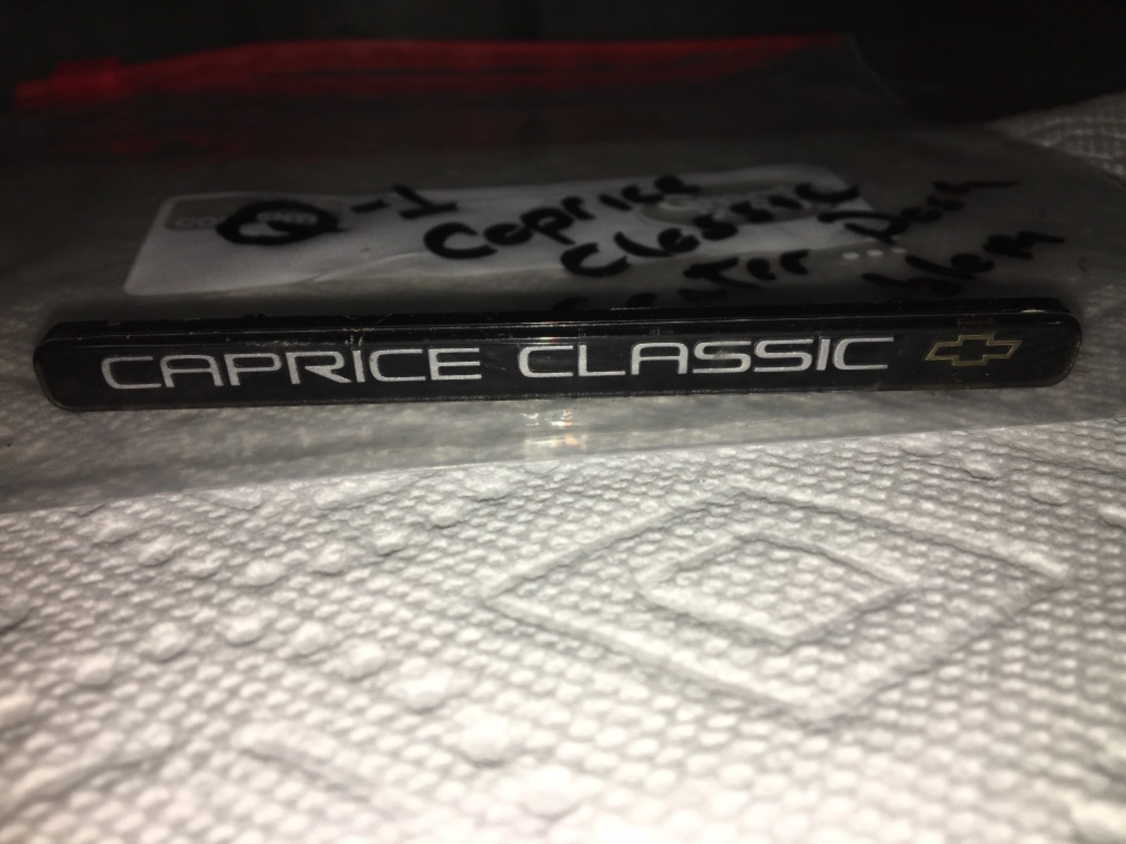 1994 1995 1996 Chevrolet Caprice Classic Dash Bezel Dashboard Emblem ...