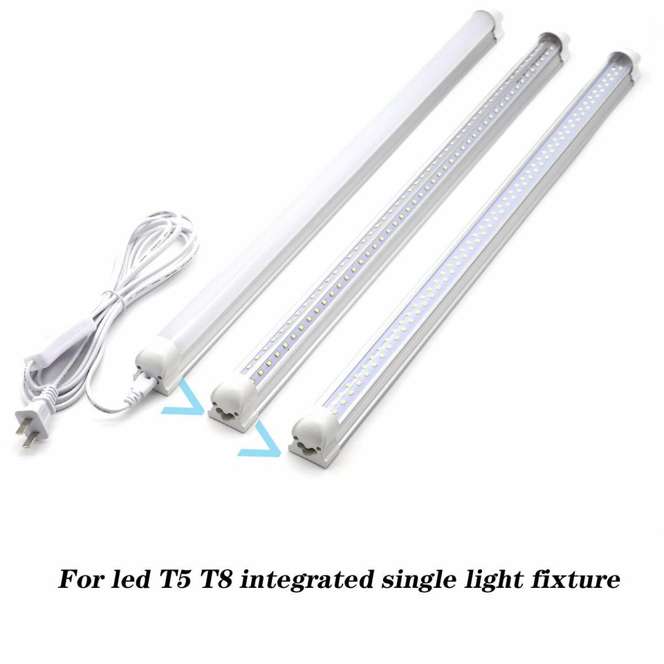 6FT LED Integrated Light Power Cord with ON/OFF Switch for use with T5 ...
