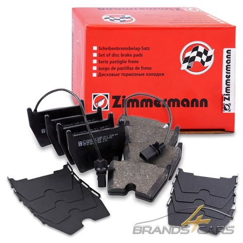ZIMMERMANN BREMSBELÄGE +VWK VORNE FÜR AUDI A4 B7 8E RS4 BJ 05-08 ...