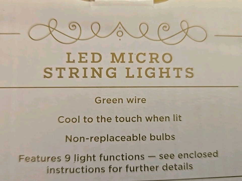Lot Of 4 Box Wondershop LED Micro Holiday Lights RED 8'3" String 100 ...