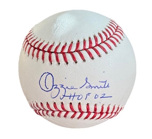 St Louis Cardinals Ozzie Smith Autographed Baseball With HOF | eBay