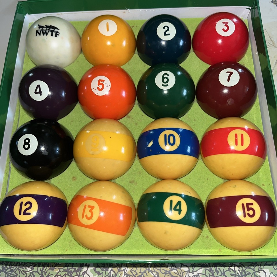 NWTF Custom Billiard Balls Set Aramith Vintage Pool Turkey Conserve Hunt | eBay