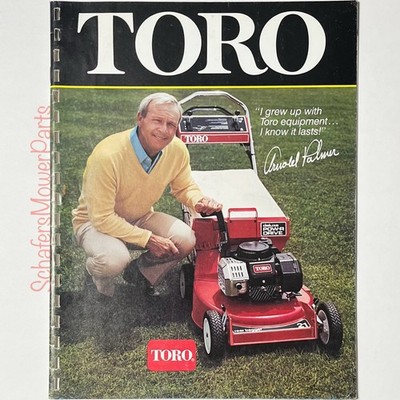1983 Arnold Palmer Toro Suzuki 2-Cycle Push & Rider Lawnmowers Sales ...