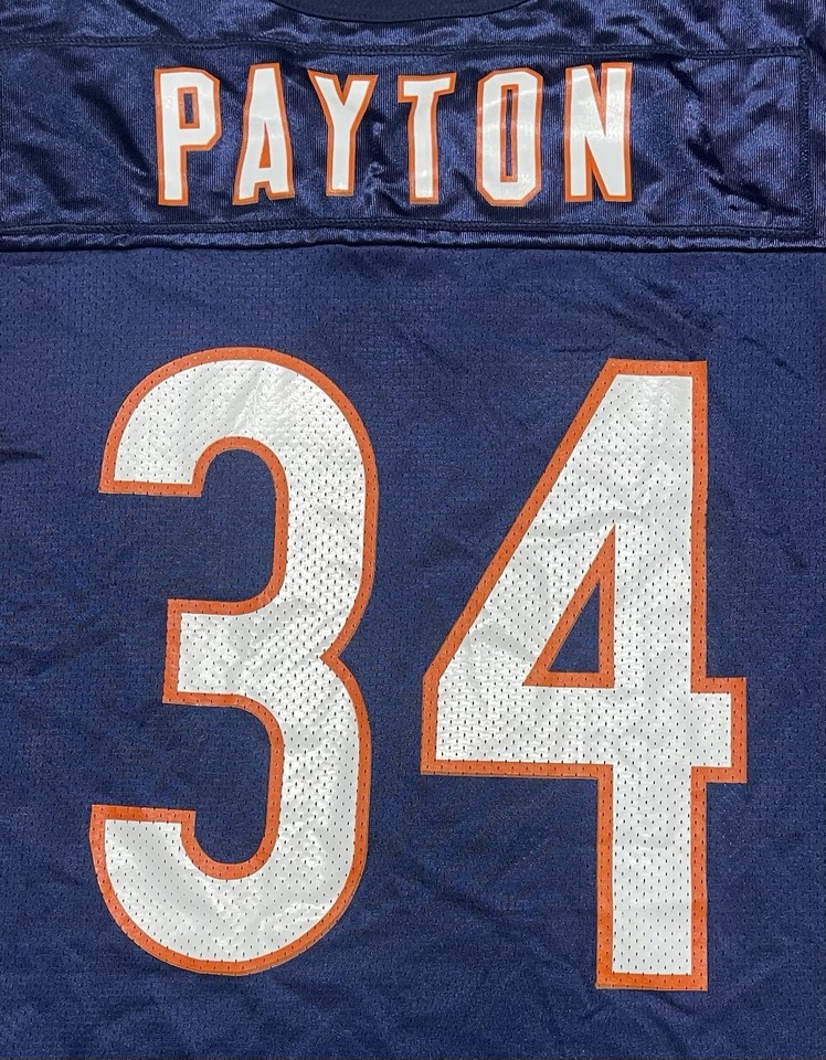 Walter Payton Chicago Bears Wilson Jersey Mens Size XL Vintage NFL | eBay