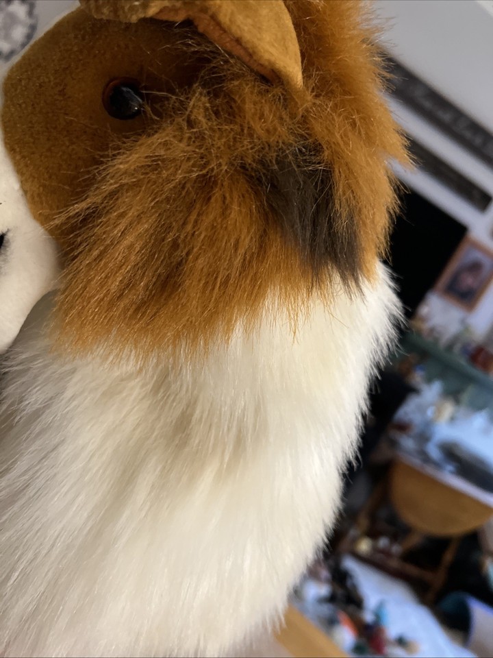 Vintage Dakin Collie Sheltie Dog Plush Realistic Stuffed Puppet 1994 ...
