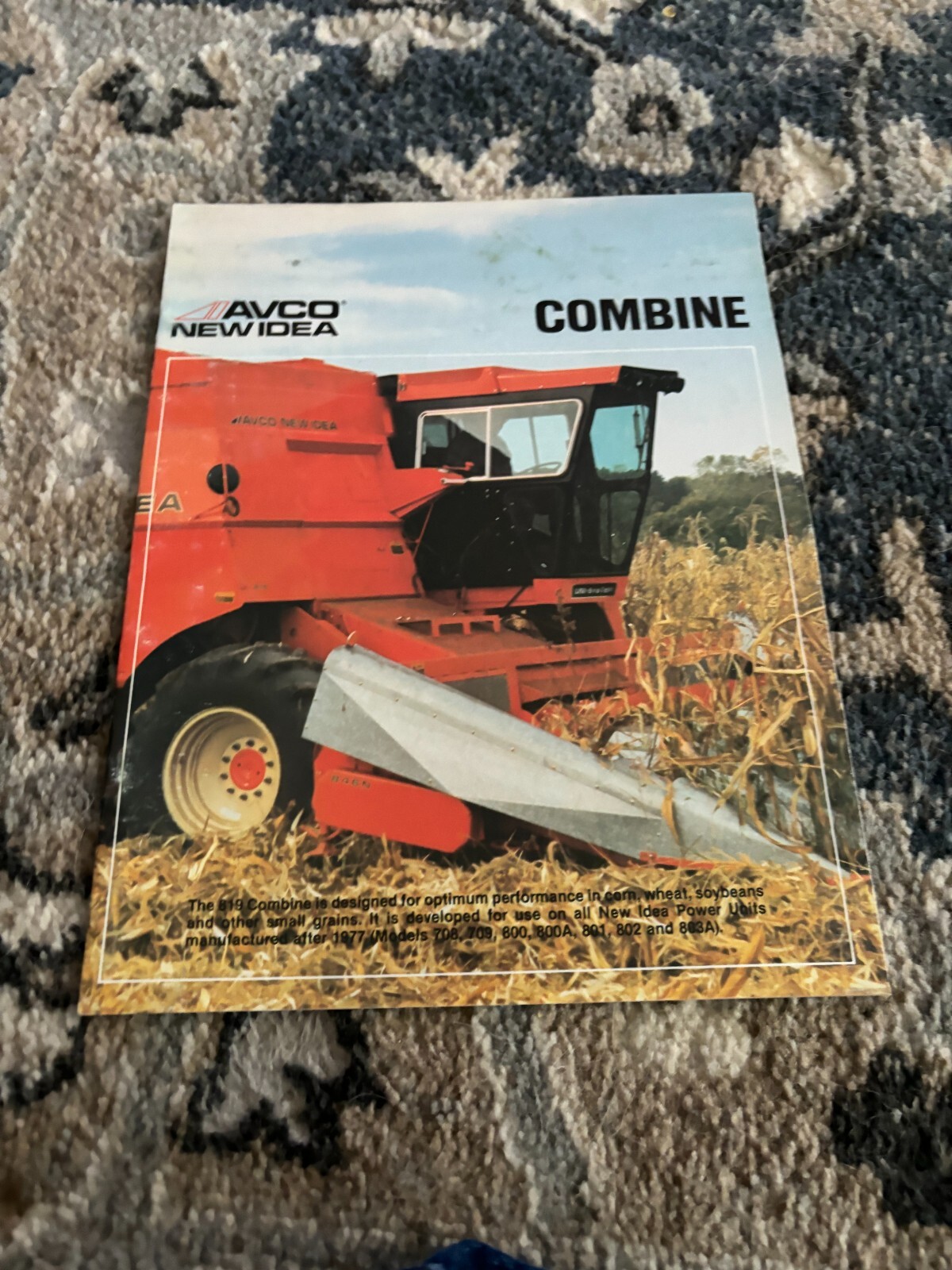 New Idea Uni Combine Brochure FCCA24 | eBay