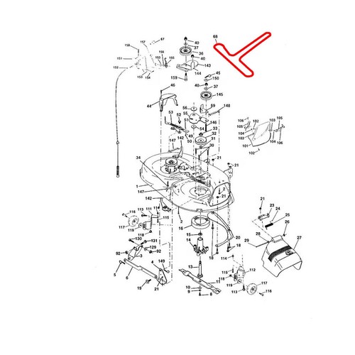 Cutting Deck Belt Fits Craftsman LT1000 Pn 144959 | eBay UK