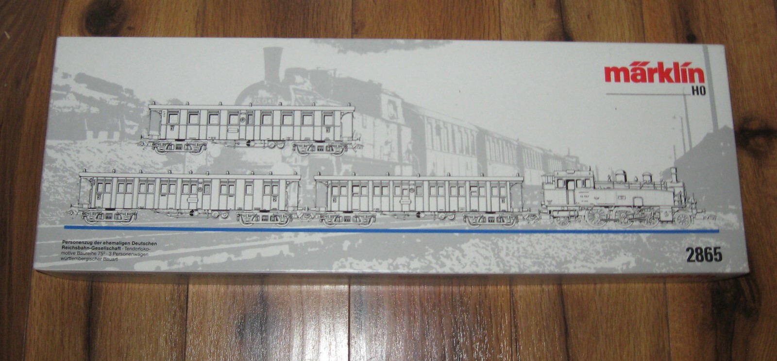 Märklin 2865 Passenger Train DRG with Steam Locomotive Series 75 Gauge ...