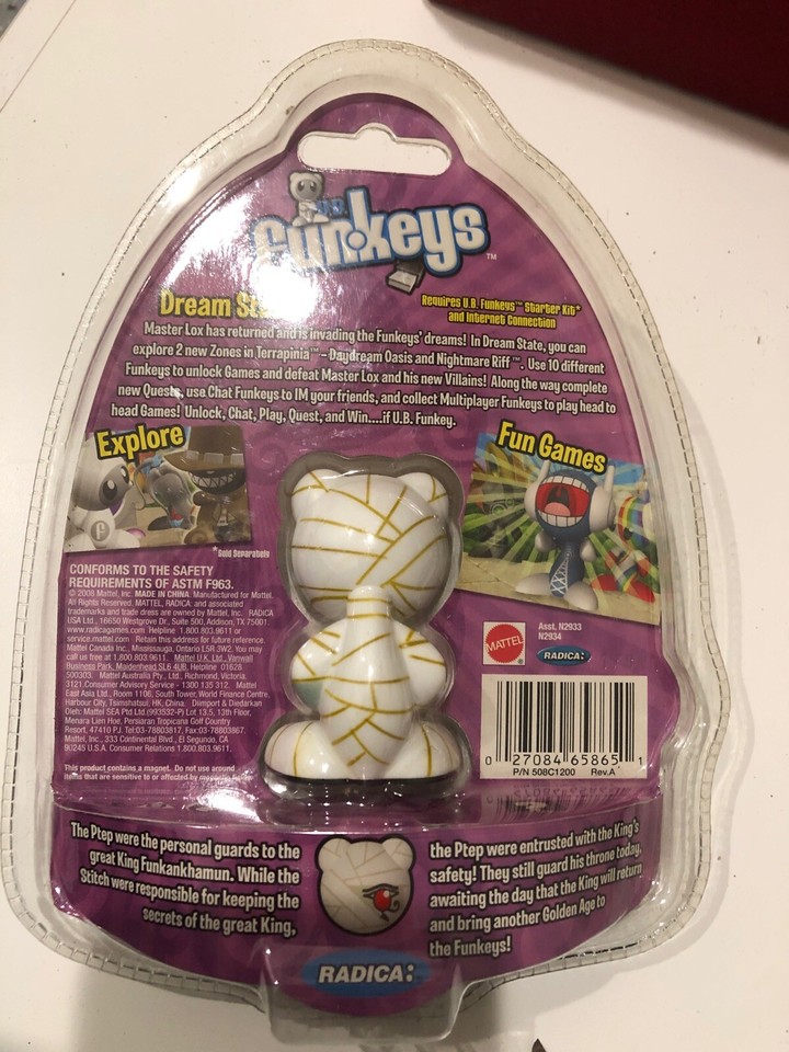 U.B. Funkeys PTEP (White) NIB Dream State | eBay