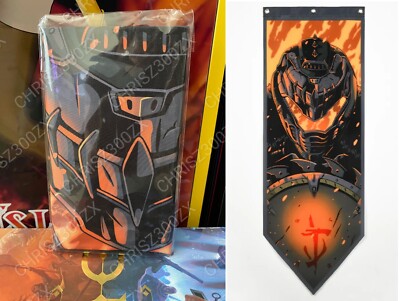Doom The Dark Ages Doom Slayer Wall Banner Flag Tapestry 16x40 Official ...