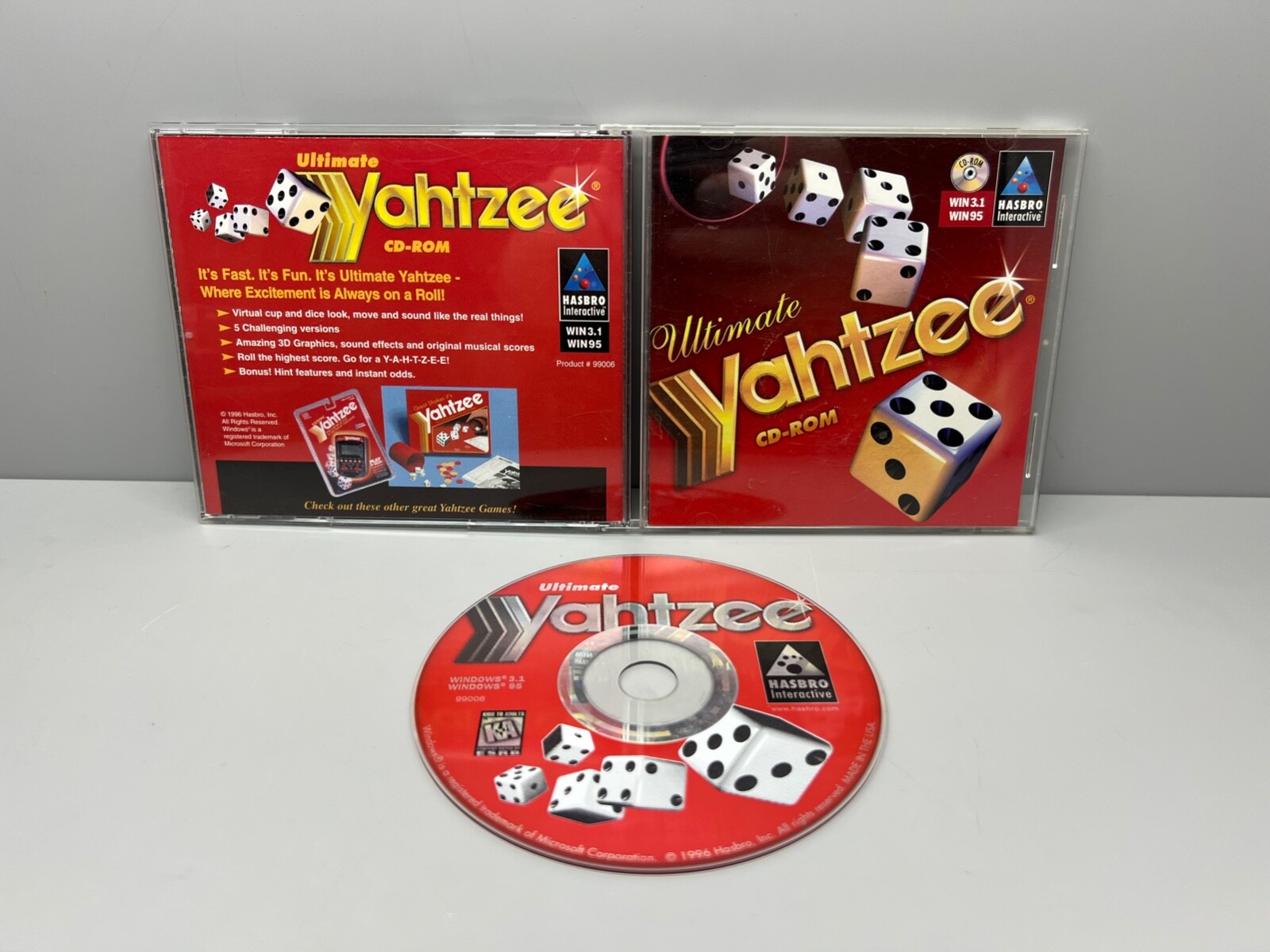 Ultimate Yahtzee Hasbro PC 1996 CD-ROM | eBay