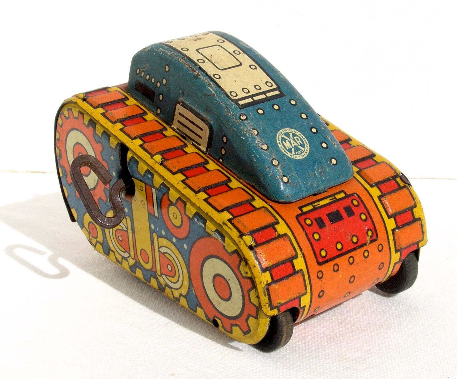 Vintage Marx Tin Litho Wind Up Tank * Works Somewhat * | eBay