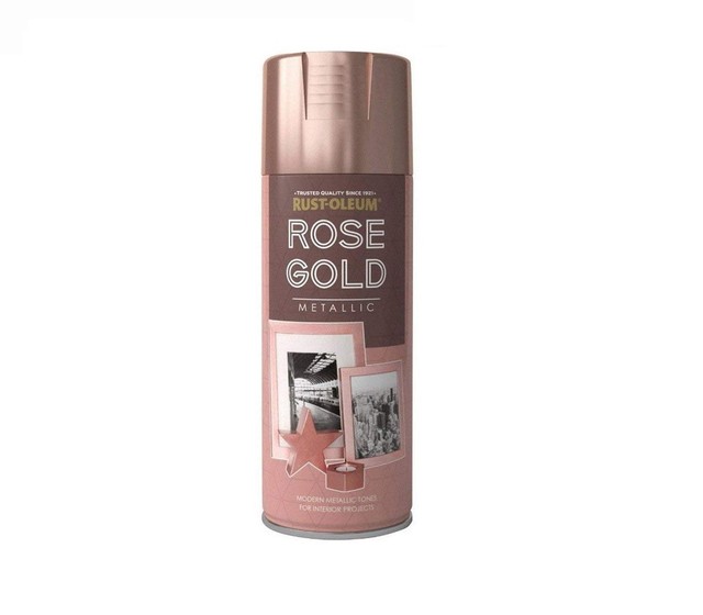 Rust-Oleum Metallic Finish Spray Paint, Rose Gold - 400ml for sale ...