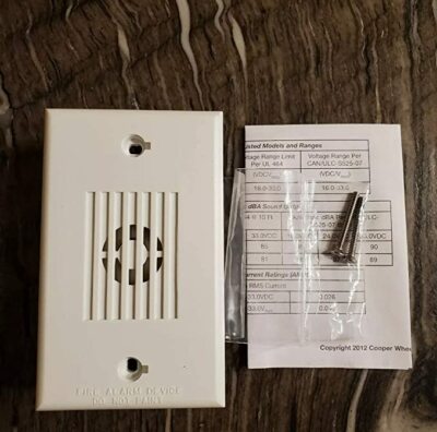 WHEELOCK MIZ-24S-W - MINI HORN,WALL,24 VDC,TEMPORAL/CONTINUOUS,WH | eBay